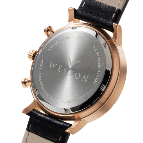 Weston Chrono - an elegant Swiss Made Chronograph watch - Weston Watches